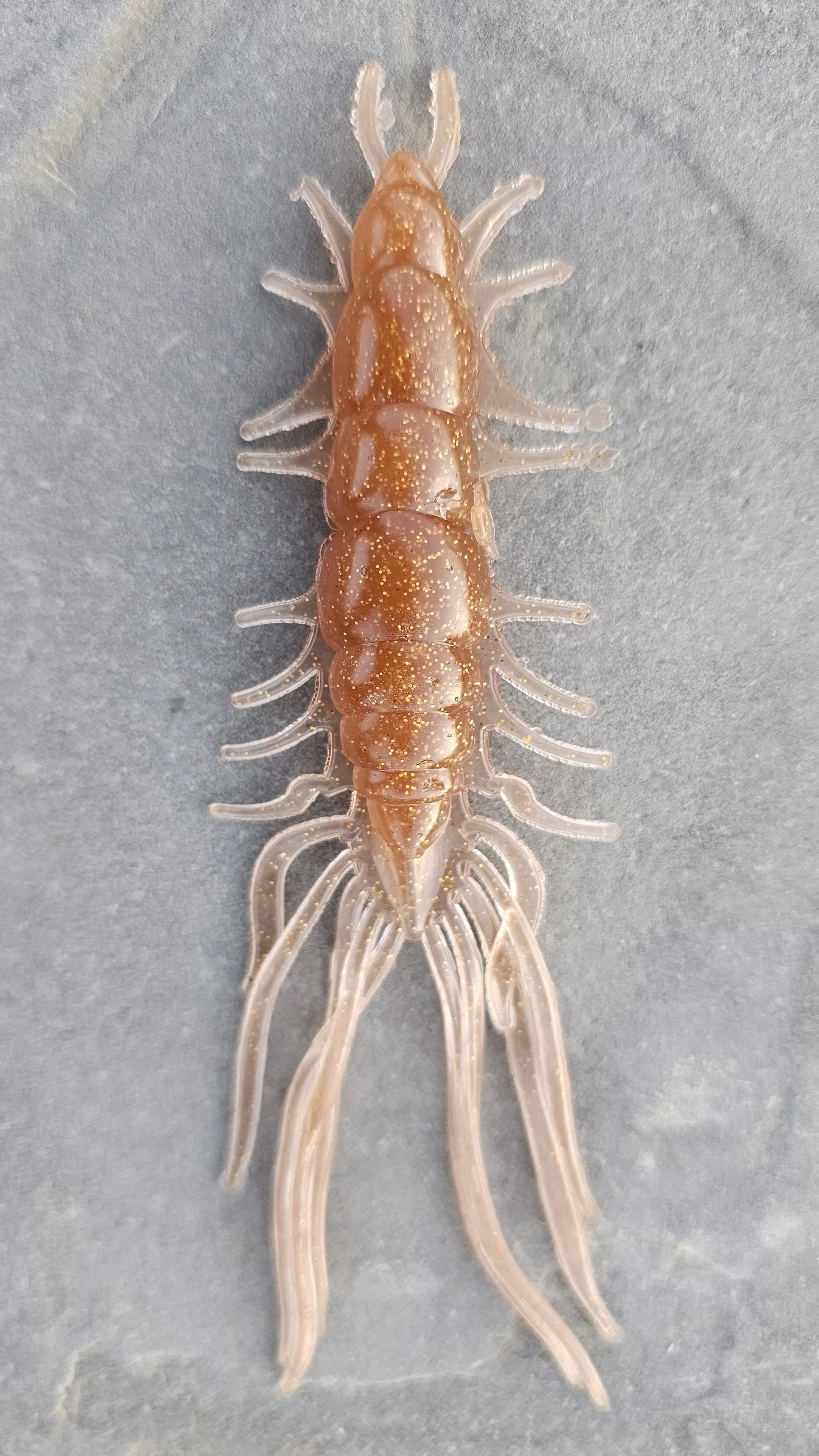 Kumbo Improved Soft Bait 5" Golden Brown Centipede 10 in a pack – Kumbo ...