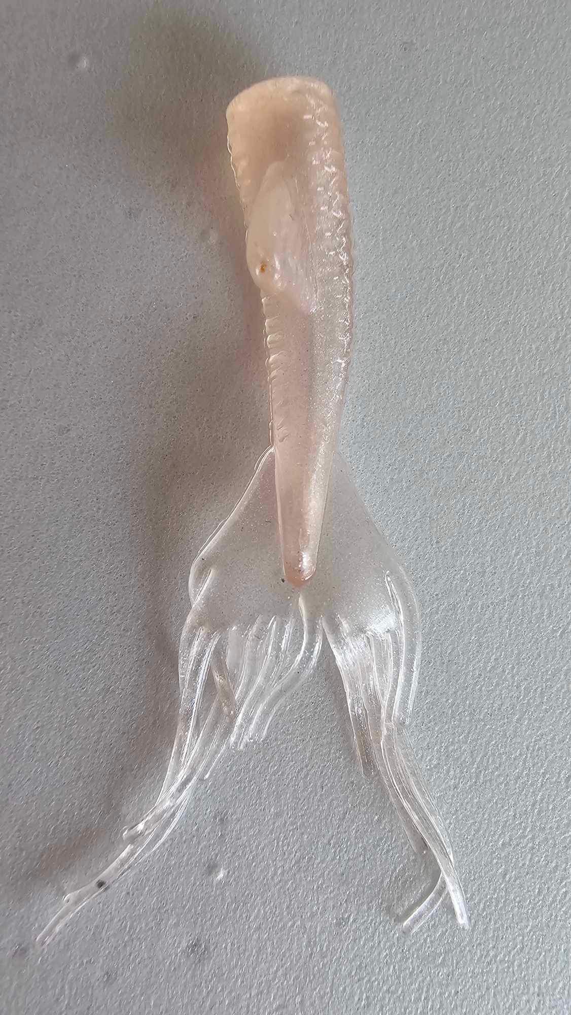 Kumbo Improved Soft Bait 2" Translucent Pink Mermaid 12 in a Pack ...